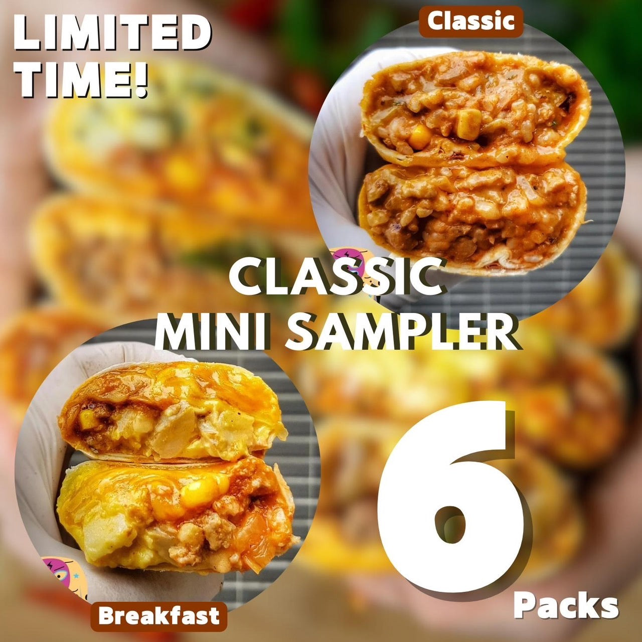 MINI Sampler - 6 Packs – LX Burritos